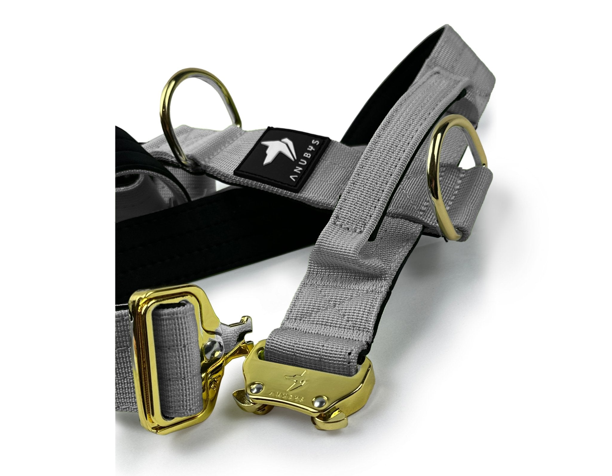 Tactical Harness | Anti-Pull Design | Ash Grey – Anubys