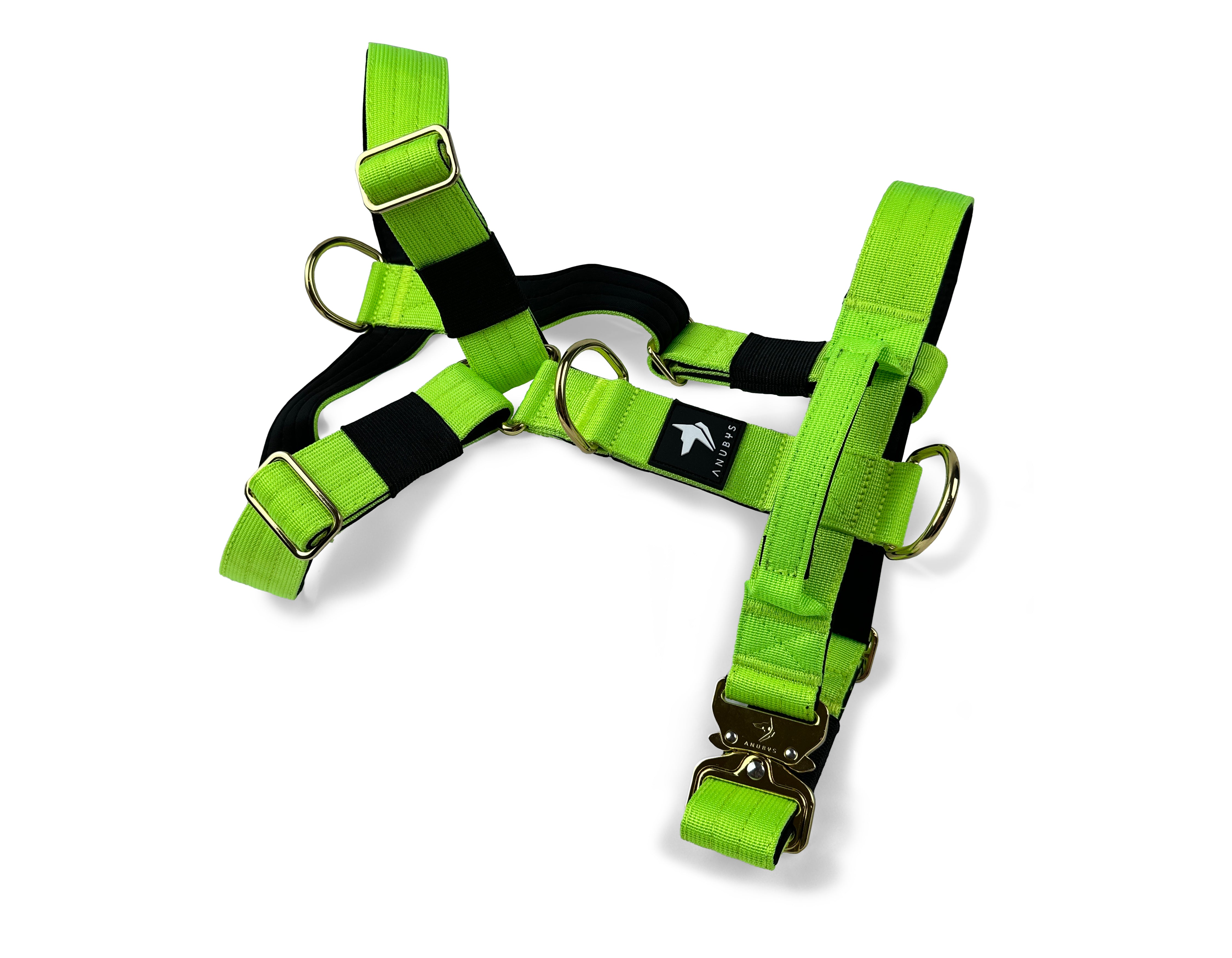 Tactical Harness | Anti-Pull Design | Neon Green – Anubys